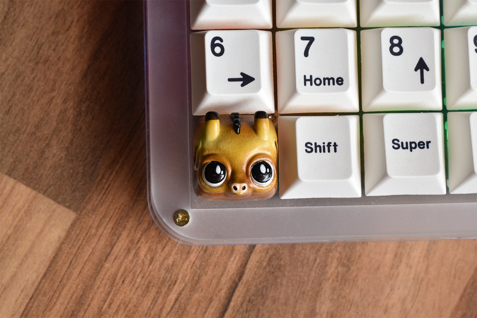 Giraffe Keycap Animal Keycap Cute Animal Keycap Cute - Etsy