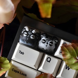 Satanic Cute Goat Resin Keycap for Mechanical Keyboards With Cherry Mx ...