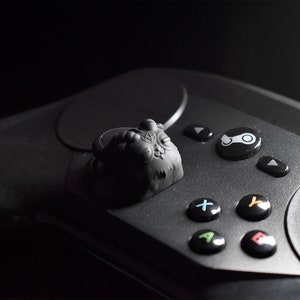 Matte Black Beelzebeth, Satanic Cute Goat Resin Keycap for Mechanical ...