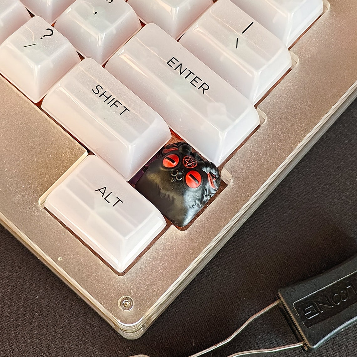 Satanic Cute Goat Resin Keycap for Mechanical Keyboards With Cherry Mx ...