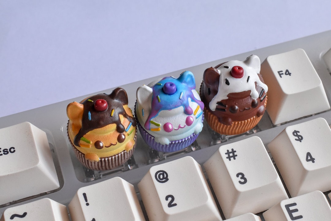 Cat Keycap, Cupcake Keycap, Food Keycap, Custom Keycap, Artisan Keycap ...