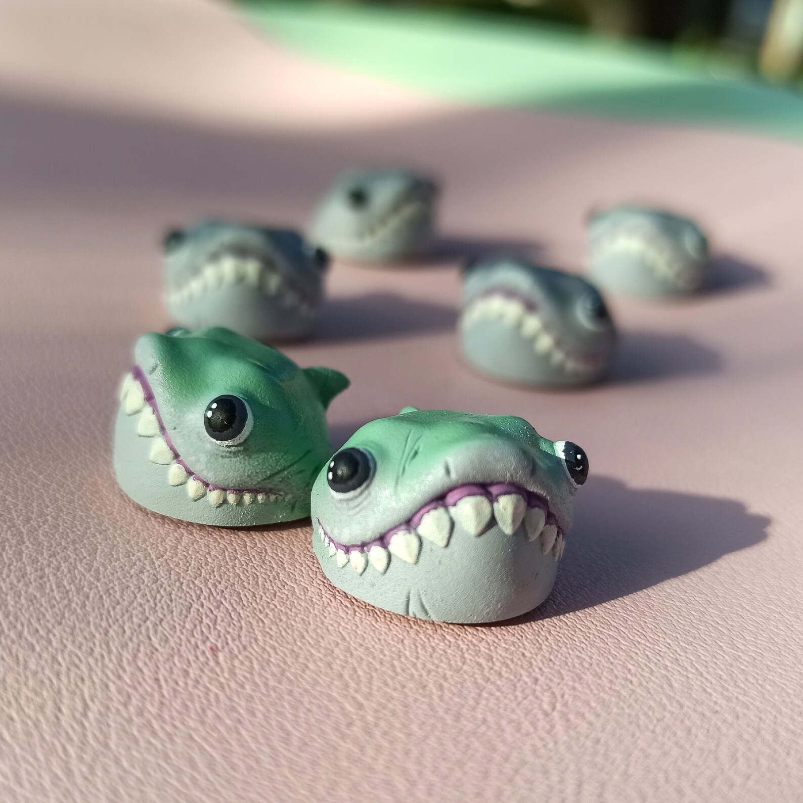 Shark Keycap, Cute Shark Keycap, Animal Keycap, Custom Keycap, Artisan ...