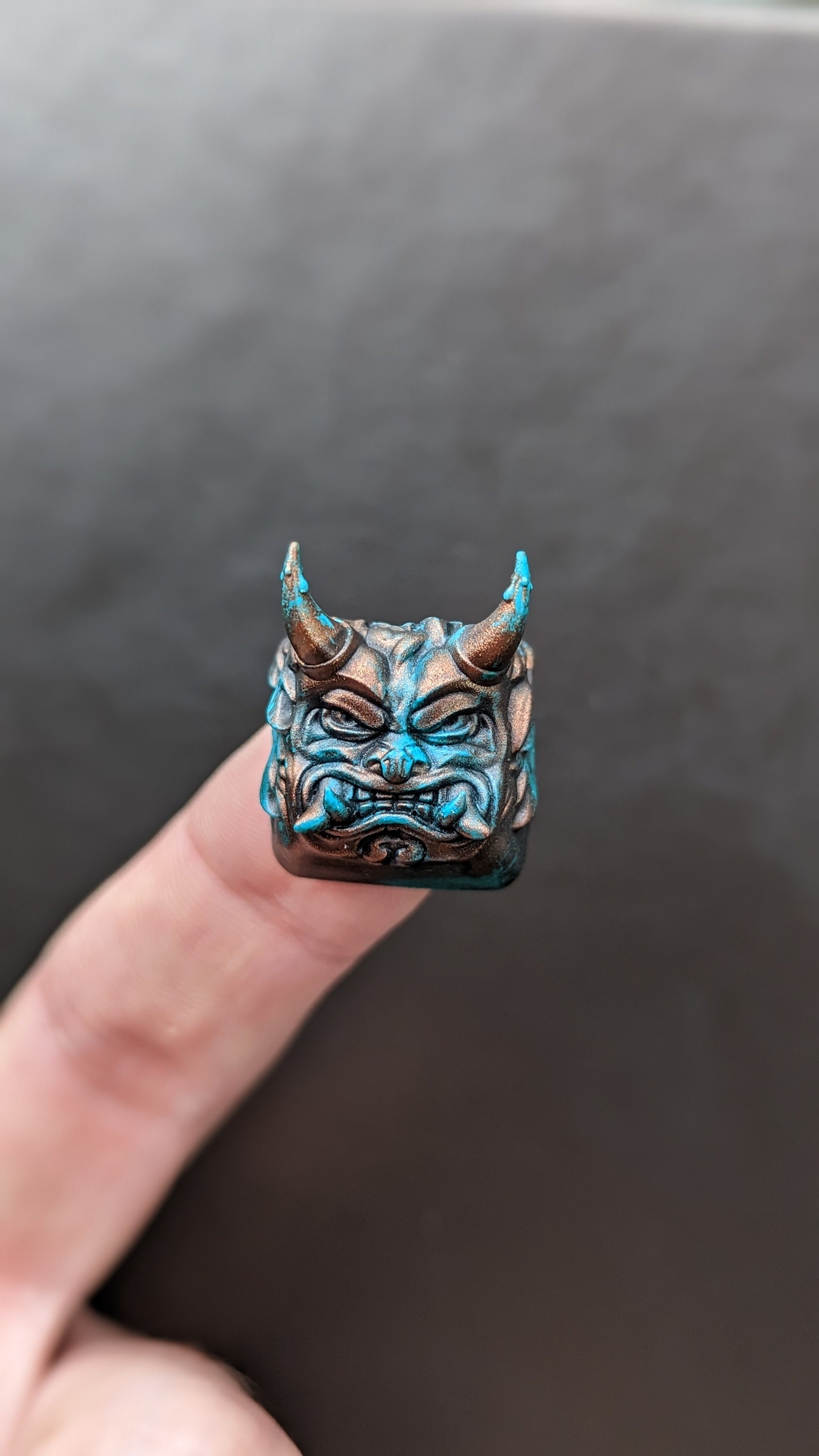 Gmk Copper Artisan Keycap, Satanic Goat Keycap, Beelzebeth Keycap ...
