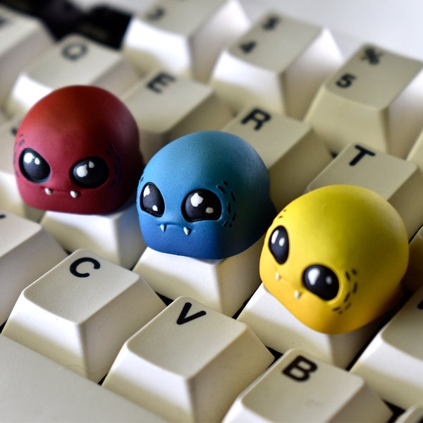 Yellow Blue Red Keycaps Keyboard - Etsy