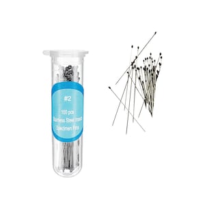 Stainless Steel Entomology Pins, for Insects and Butterflies, Pinning ...