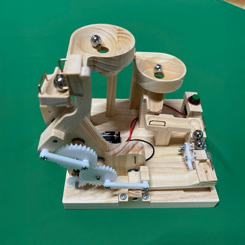 Perpetual Motion Marble Kit Device Machine Marble Run Trace Machine ...