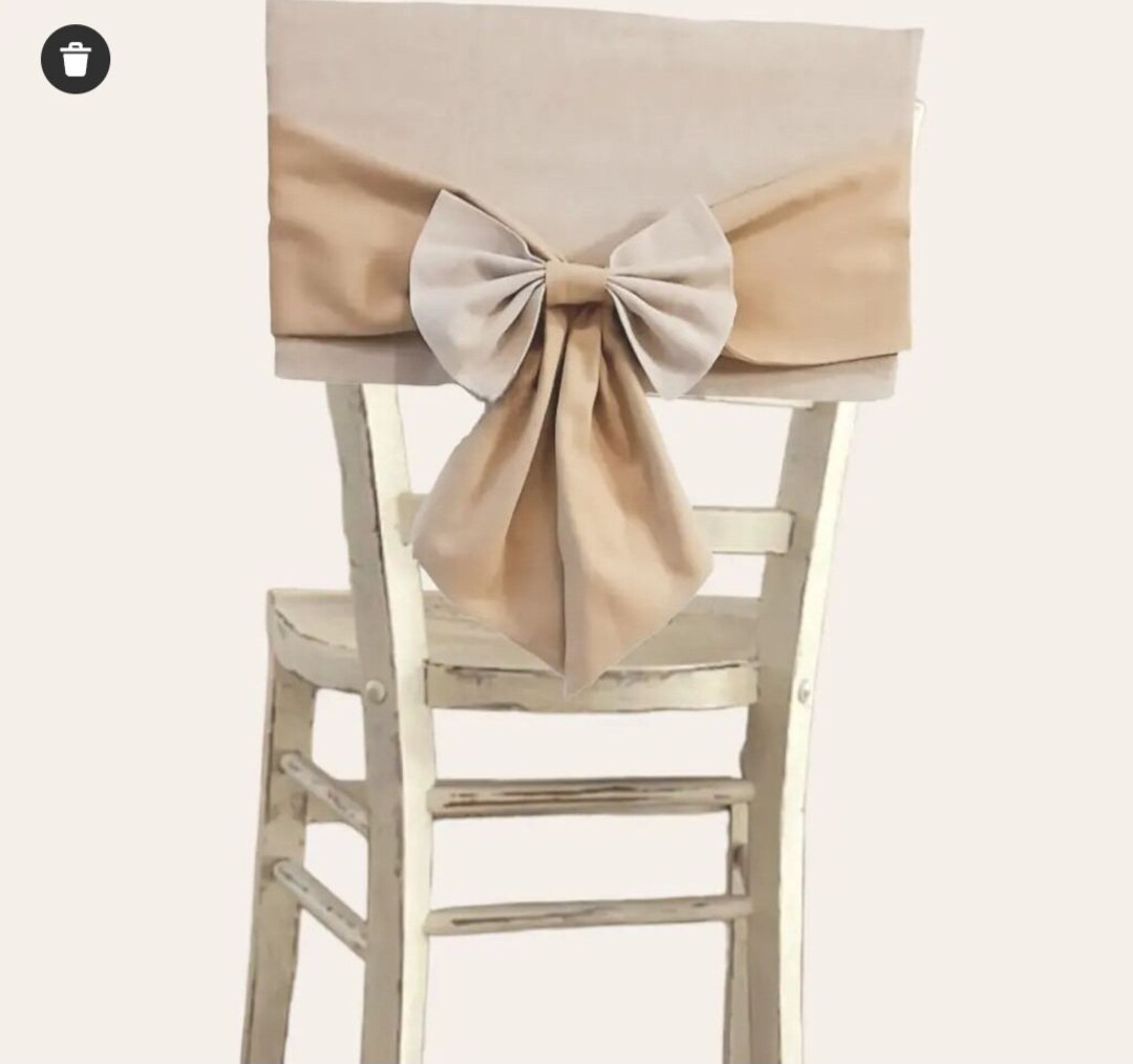 Shabby Chair Backrest Covers, Fabric Chair Covers. Descending Bands and ...