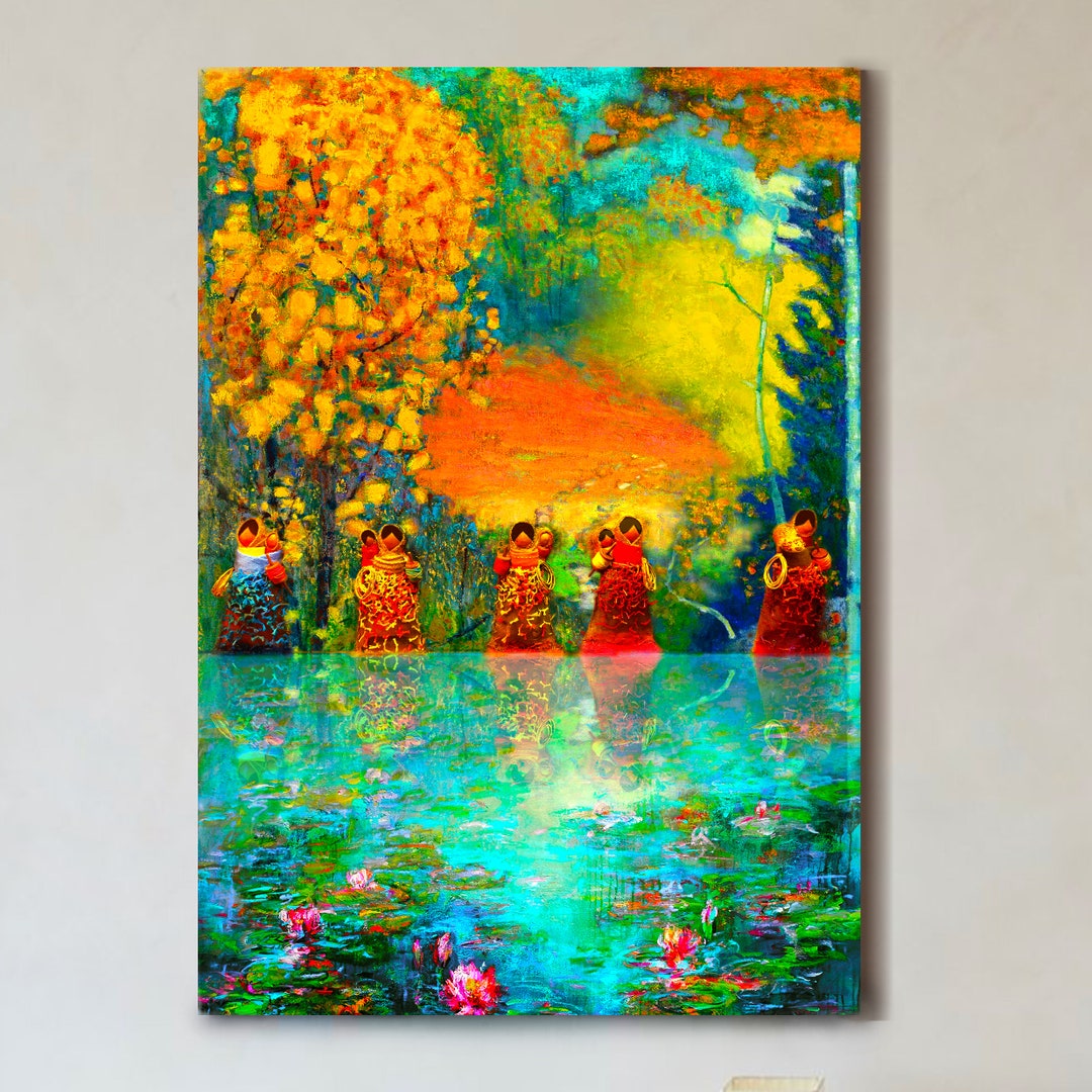 Original Abstract Painting, Contemporary Art, Large Wall Art on ...