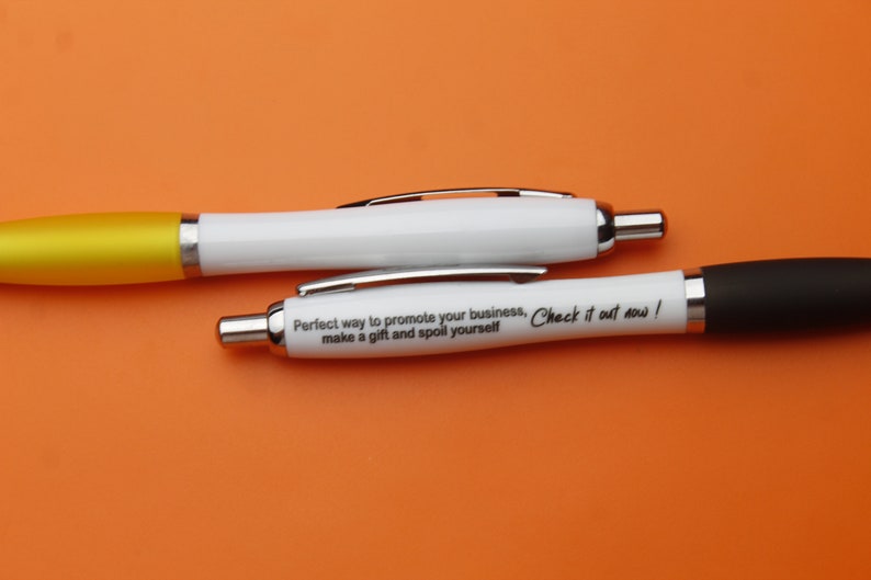Promotional Pen Printed Personalised 1-500pcs With Any Logo Name Text ...
