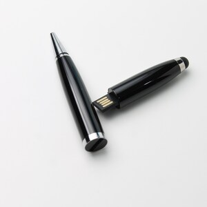 Personalised Ballpoint Pen With Usb Flash Drive Pen Shape Metal Ballpen ...