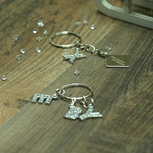 Personalised Diamond Tag With Any Logo Name Text Many Occasions - Etsy UK