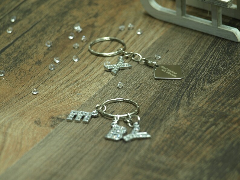 Personalised Diamond Tag With Any Logo Name Text Many - Etsy UK