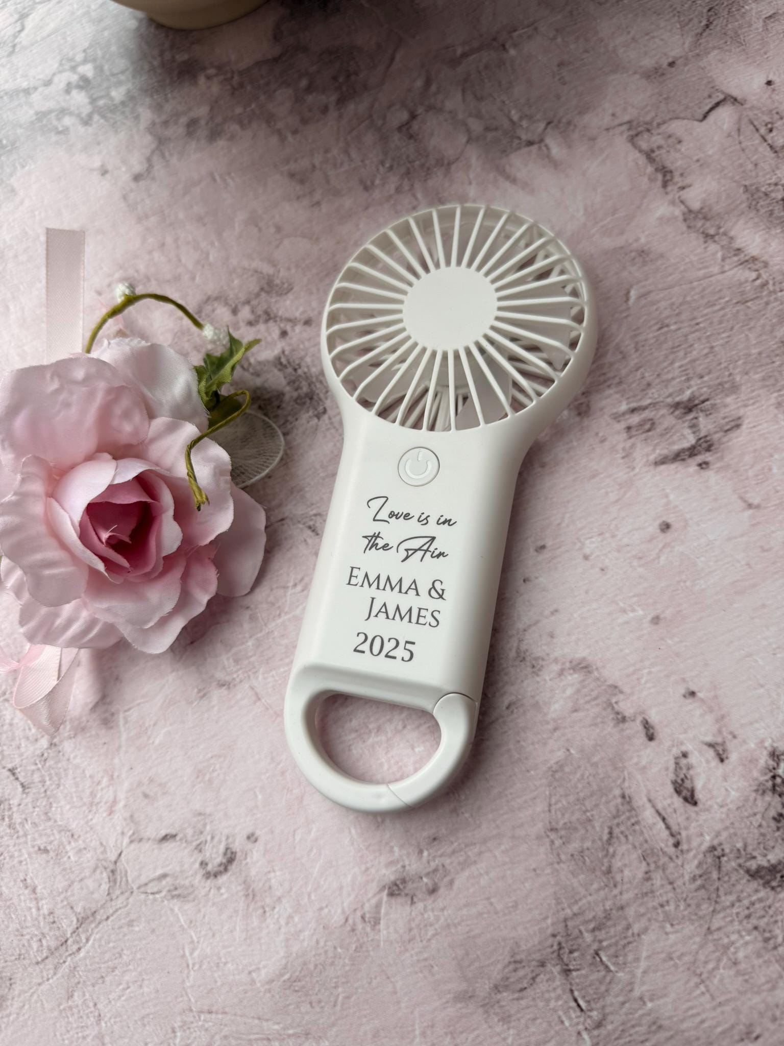 Personalised Battery Fan, Custom Handheld Fan, Portable Fan Christmas ...