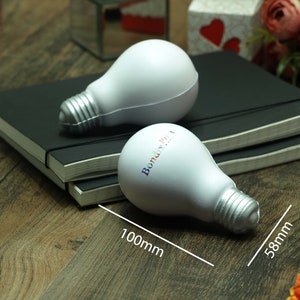 Personalised Light Bulb Stress Toy - Etsy UK