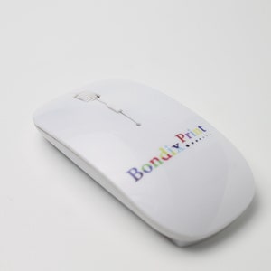 Personalised Wireless Mouse 2.4 Ghz With Any Name Photo Logo Text - Etsy UK