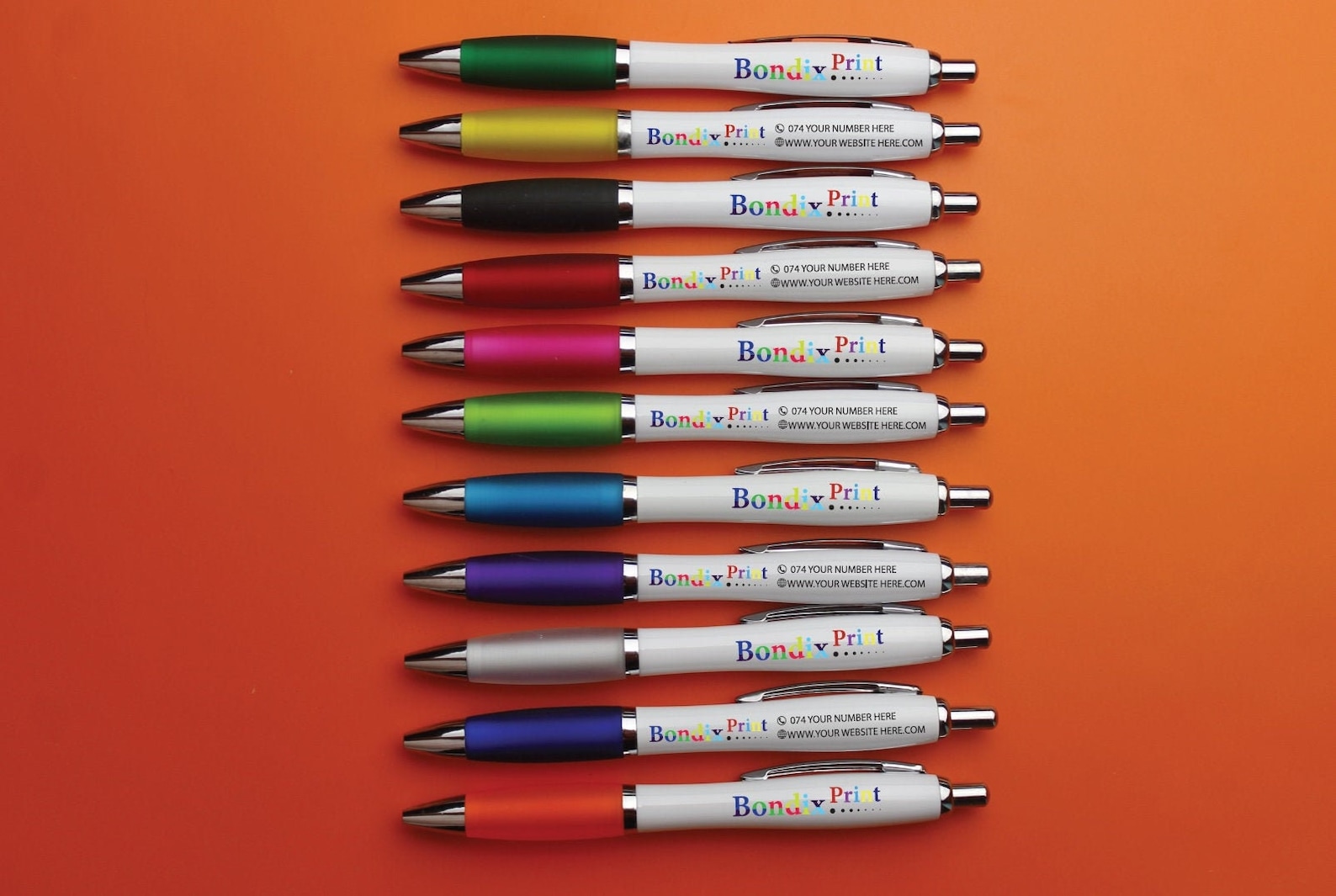 Promotional Pen Printed Personalised 1-500pcs With Any Logo Name Text ...