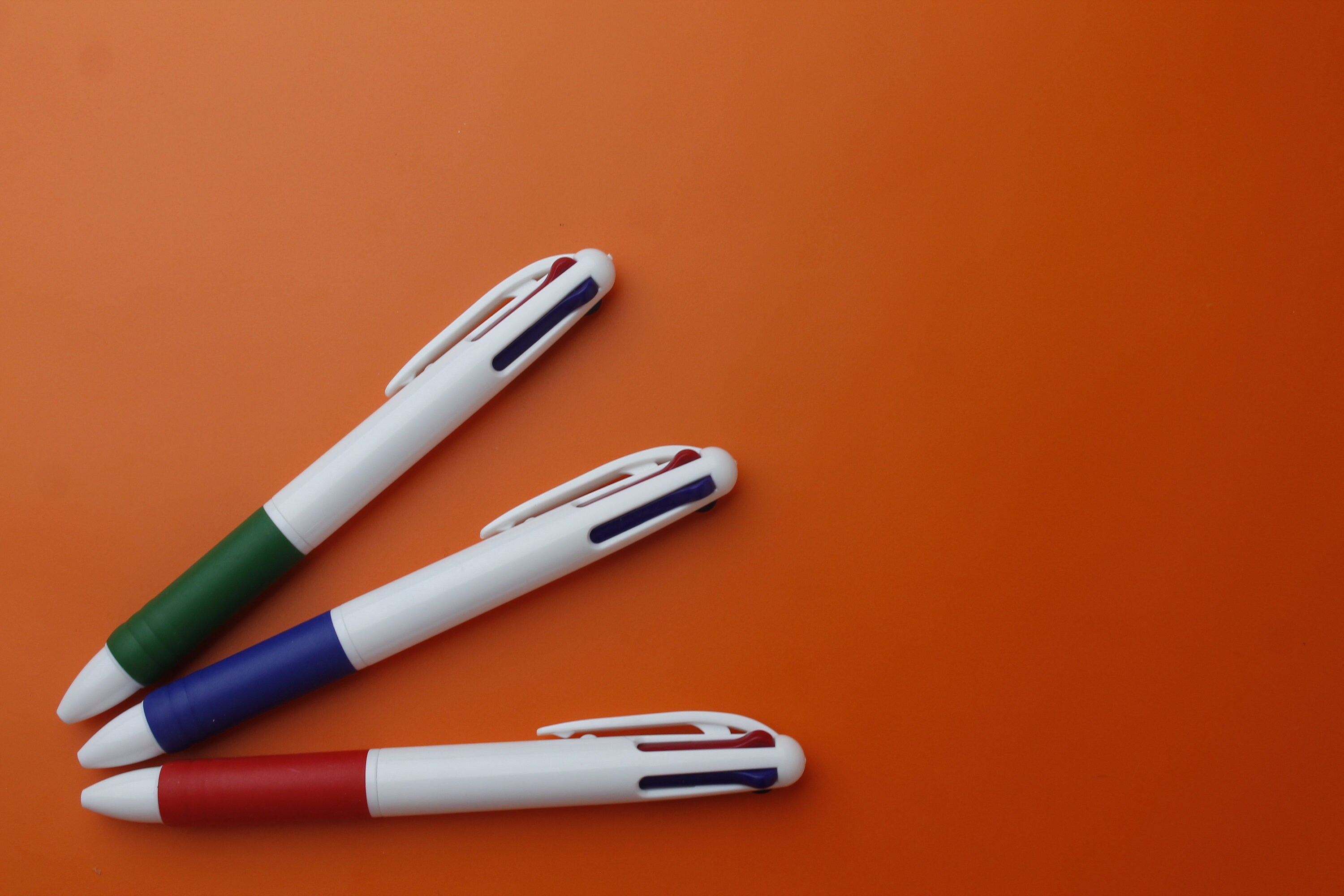 Personalised Plastic Pen 4 in 1 Ink Any Name, Text, Logo Gift, Business ...