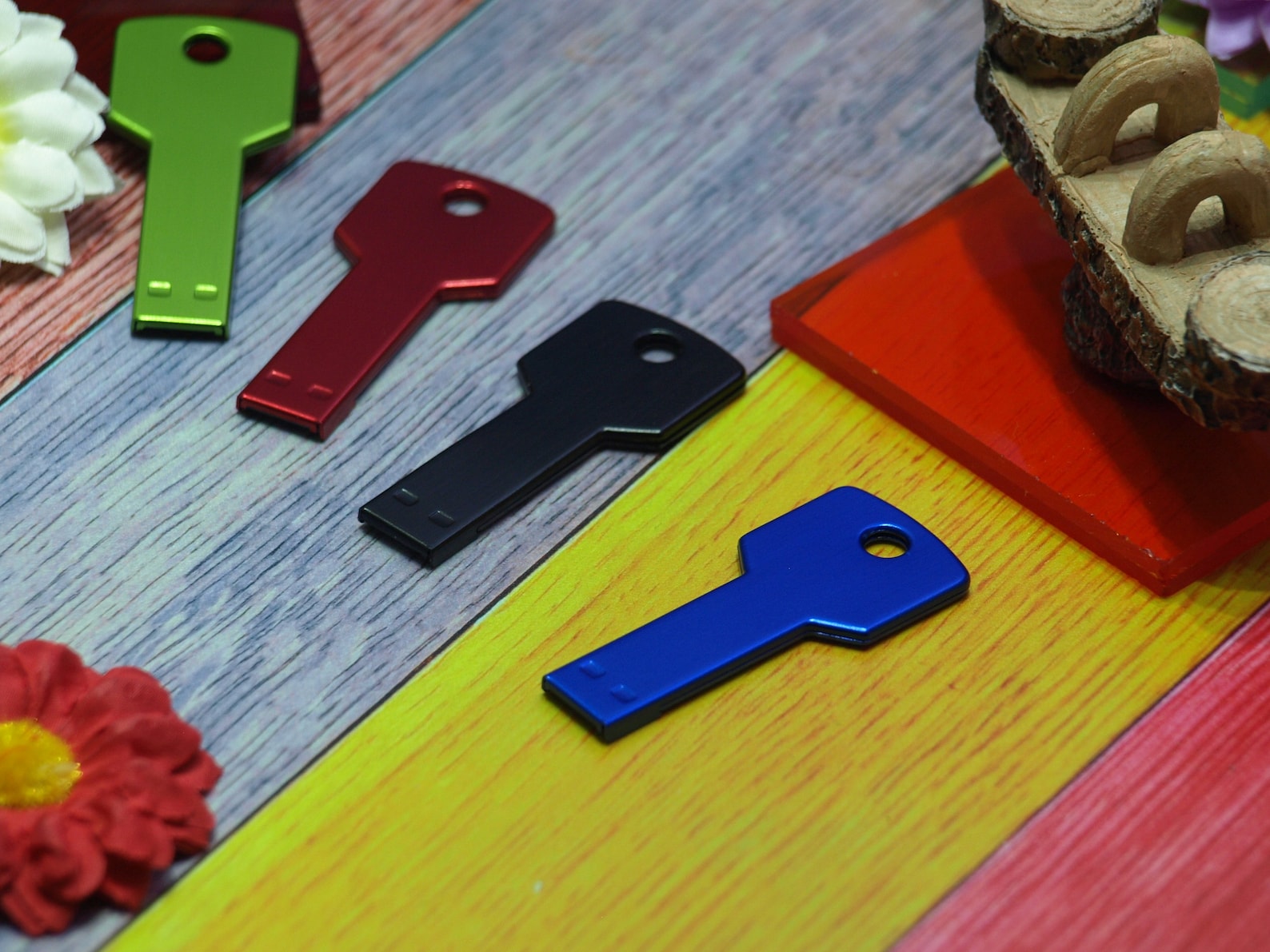 Personalised Key Shape Usb Flash Drive 16gb Usb2.0 With Any | Etsy UK