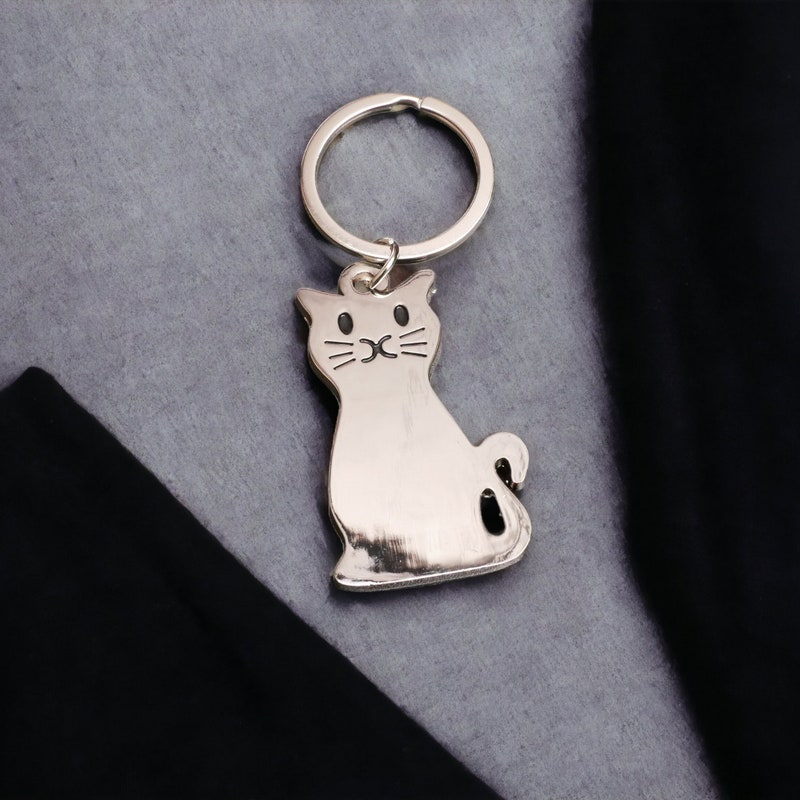 Cat Keyring - Etsy UK