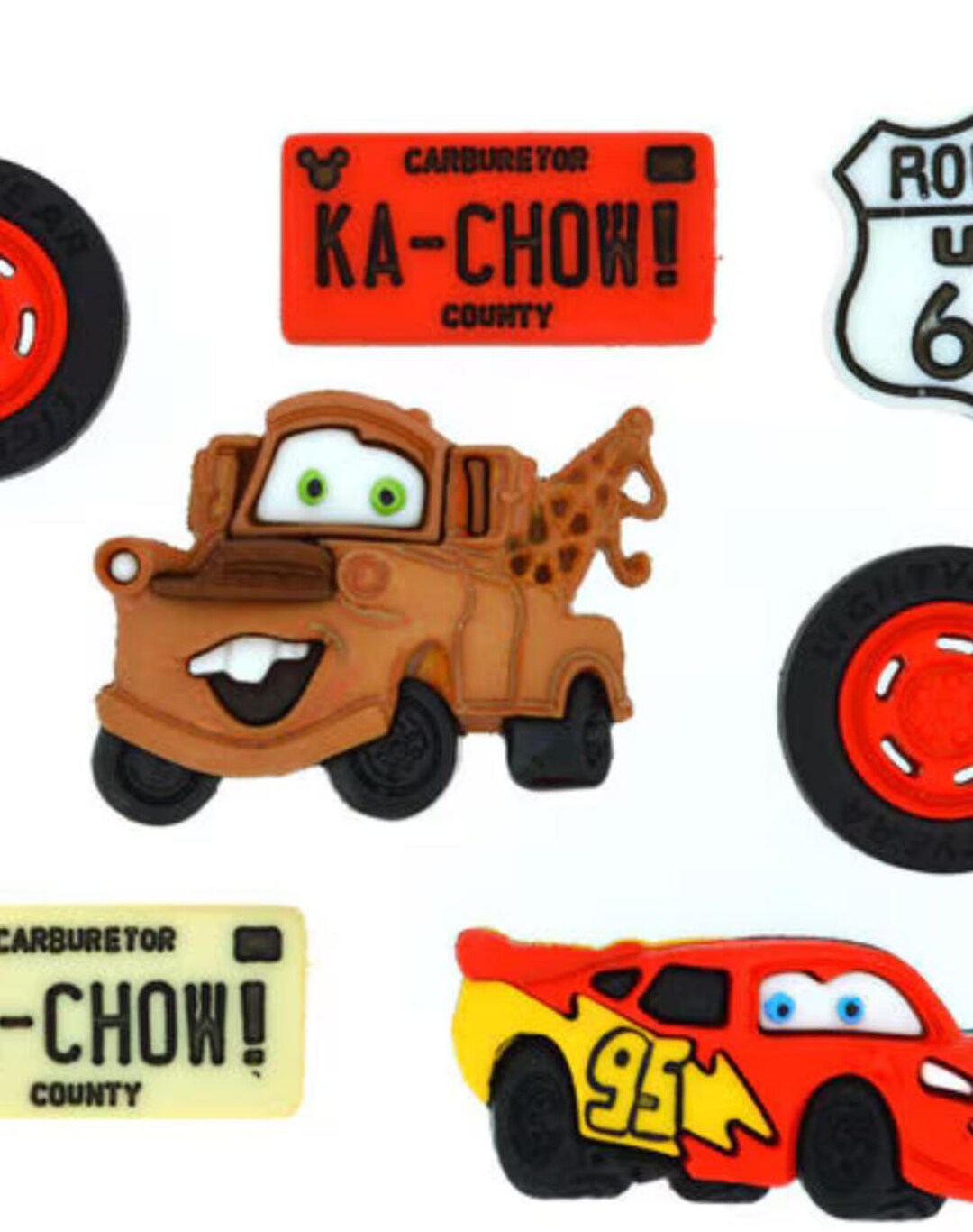 Disney Cars Buttons, Disney Buttons, Disney Novelty Buttons, Mickey ...