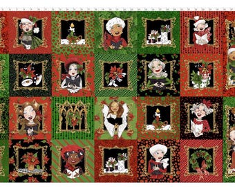 Loralie Desigs Golf Happy Fabric Panel for Quilting, Loralie Designs ...