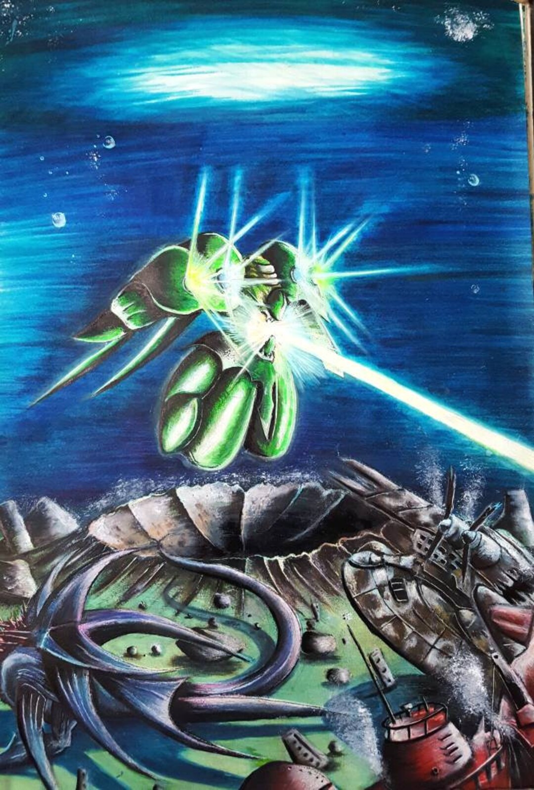 Emerald Weapon Gelnika - Etsy Sweden