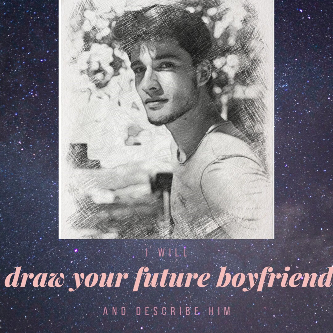 BOYFRIEND DRAWING I Will Sketch and Describe Your Future - Etsy