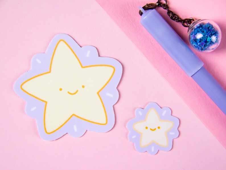 Twinkle & Little Star Sticker Set - Etsy