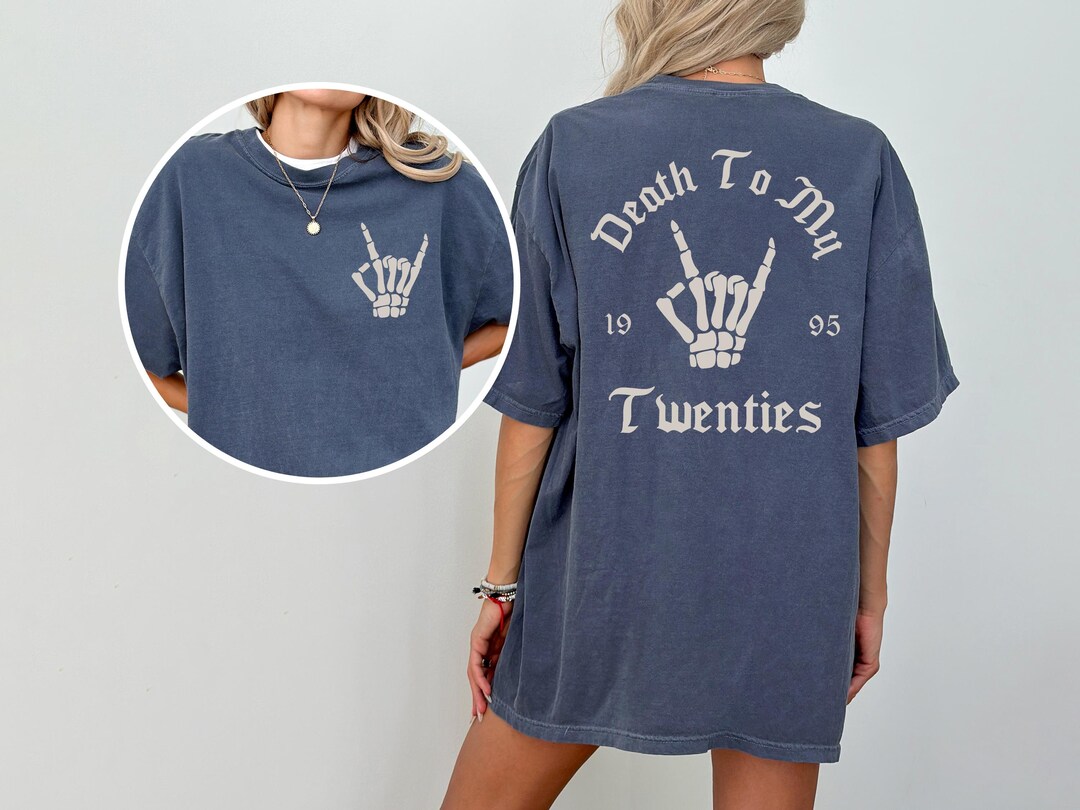 30th Birthday Halloween Shirt, Death to My Twenties Spooky Gothic Tee ...