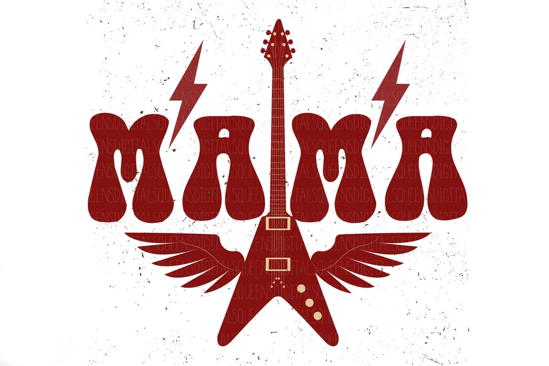 Rocker Mama PNG, Edgy Mom Design Download, Summer Hot Mom Printable ...