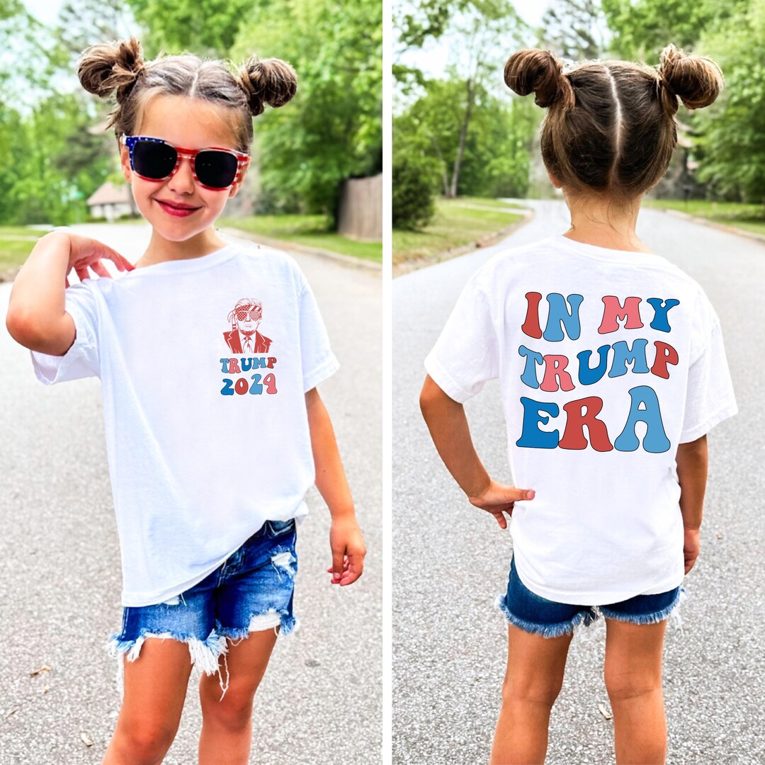 Trump Era Shirt for Kid, Donald Election 2024 MAGA Republican Tee ...