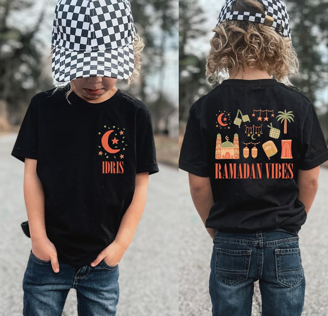 Custom Ramadan Vibes Toddler Shirt, Family Islamic Muslim Baby ...