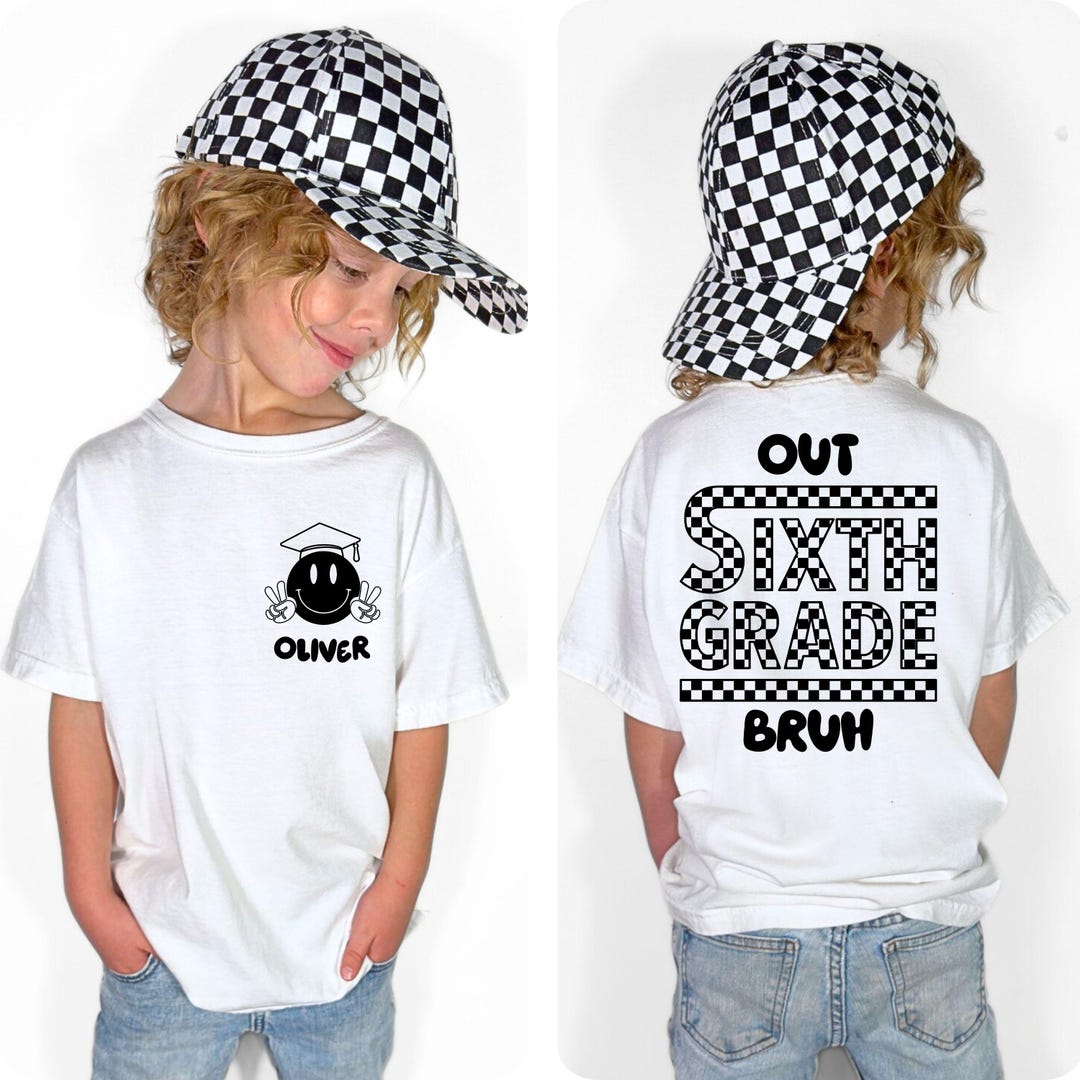 6th Grade Graduation Shirt, Last Day of School Tee Toddler T-shirt ...