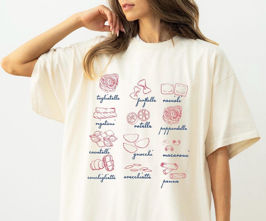 Pasta Shirt, Italian Food Sweatshirt, Foodie Lover Gift, Italian Girl ...