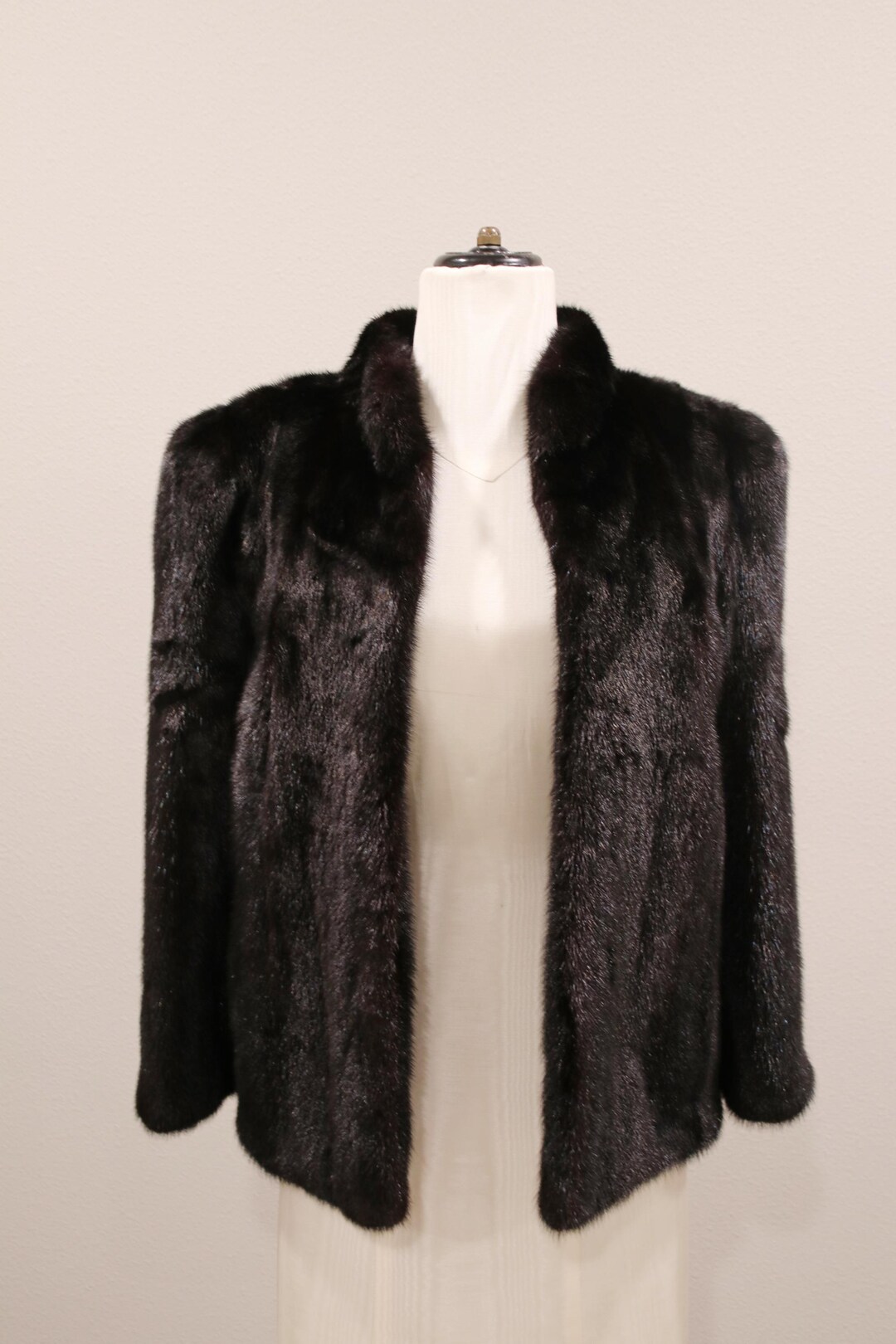 Vintage AVANTI Natural Dark Mink Fur Jacket 1980's - Etsy