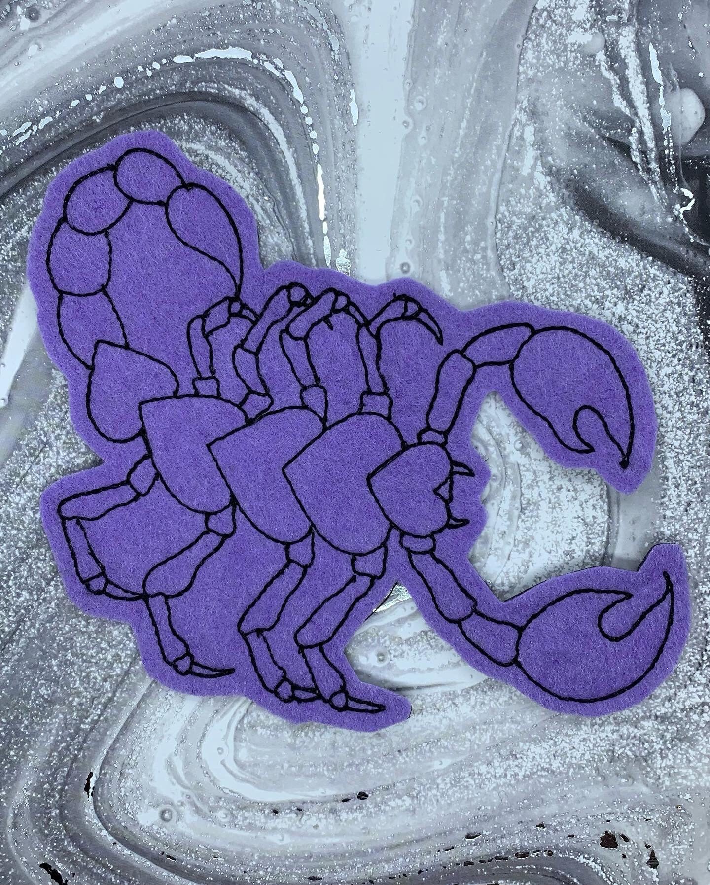 Scorpion Outline Embroidery Design Tattoo Embroidery Patch - Etsy