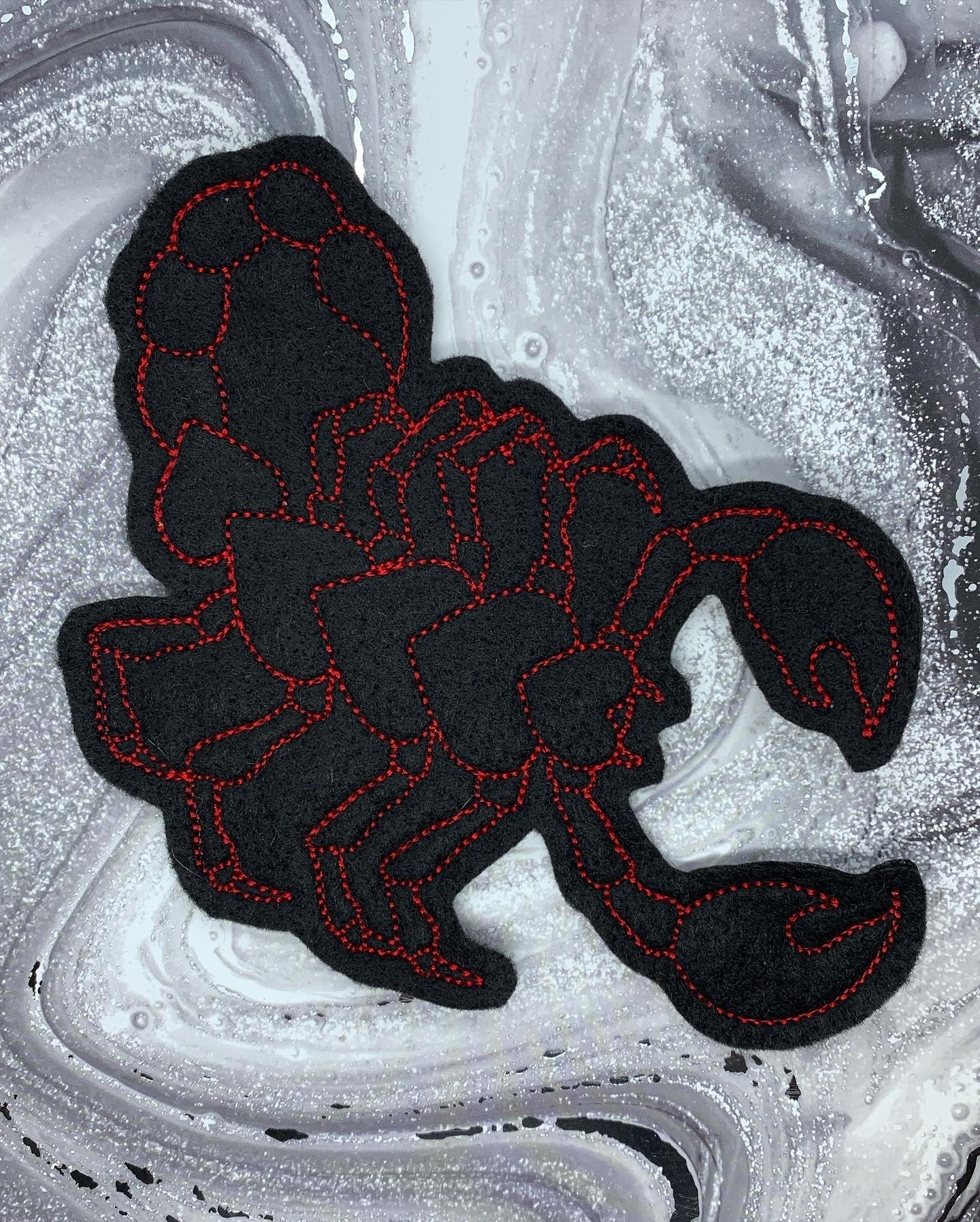 Scorpion Outline Embroidery Design Tattoo Embroidery Patch - Etsy