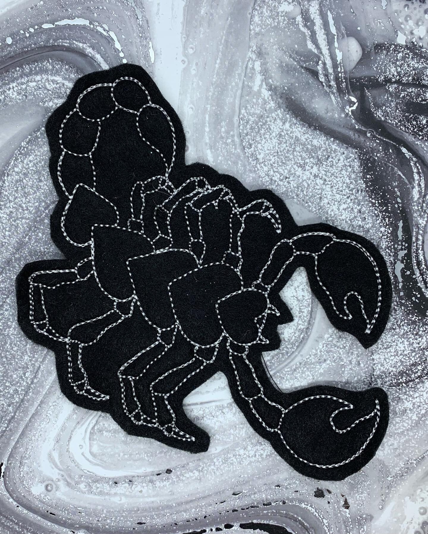 Scorpion Outline Embroidery Design Tattoo Embroidery Patch - Etsy