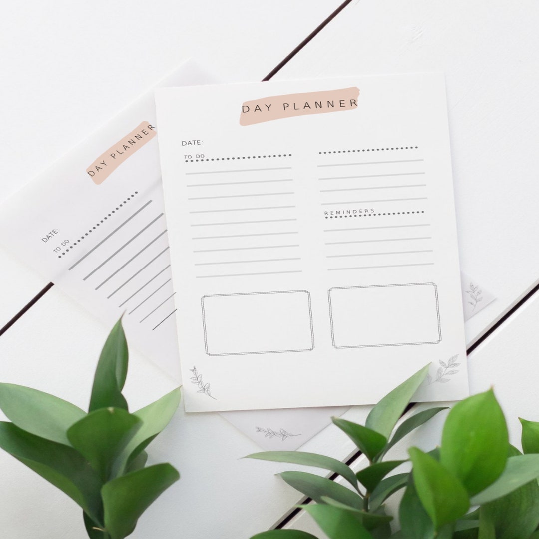 Planner Template/to Do List/reminders/printable - Etsy