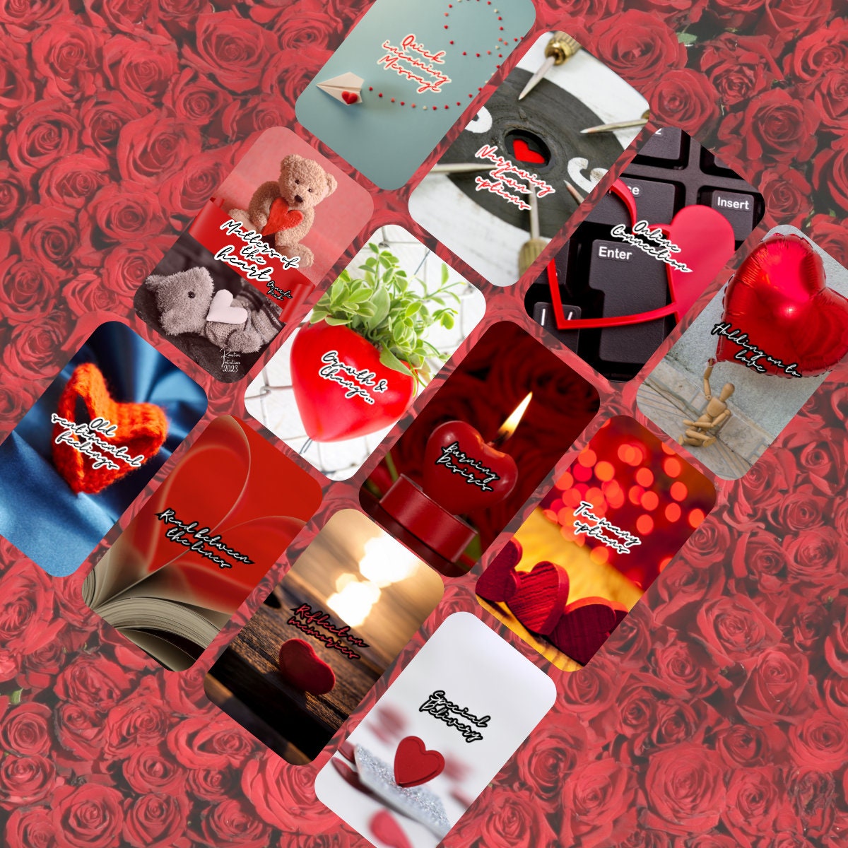 Love Oracle Deck 48 Cards Matters of the Heart - Etsy