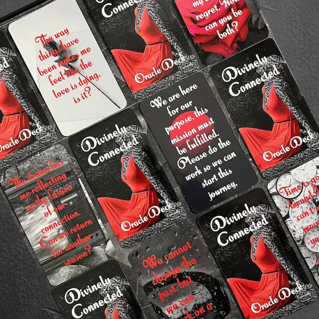 Divinely Connected - Twin Flame Oracle Deck 54 Cards - Choose Your Card ...