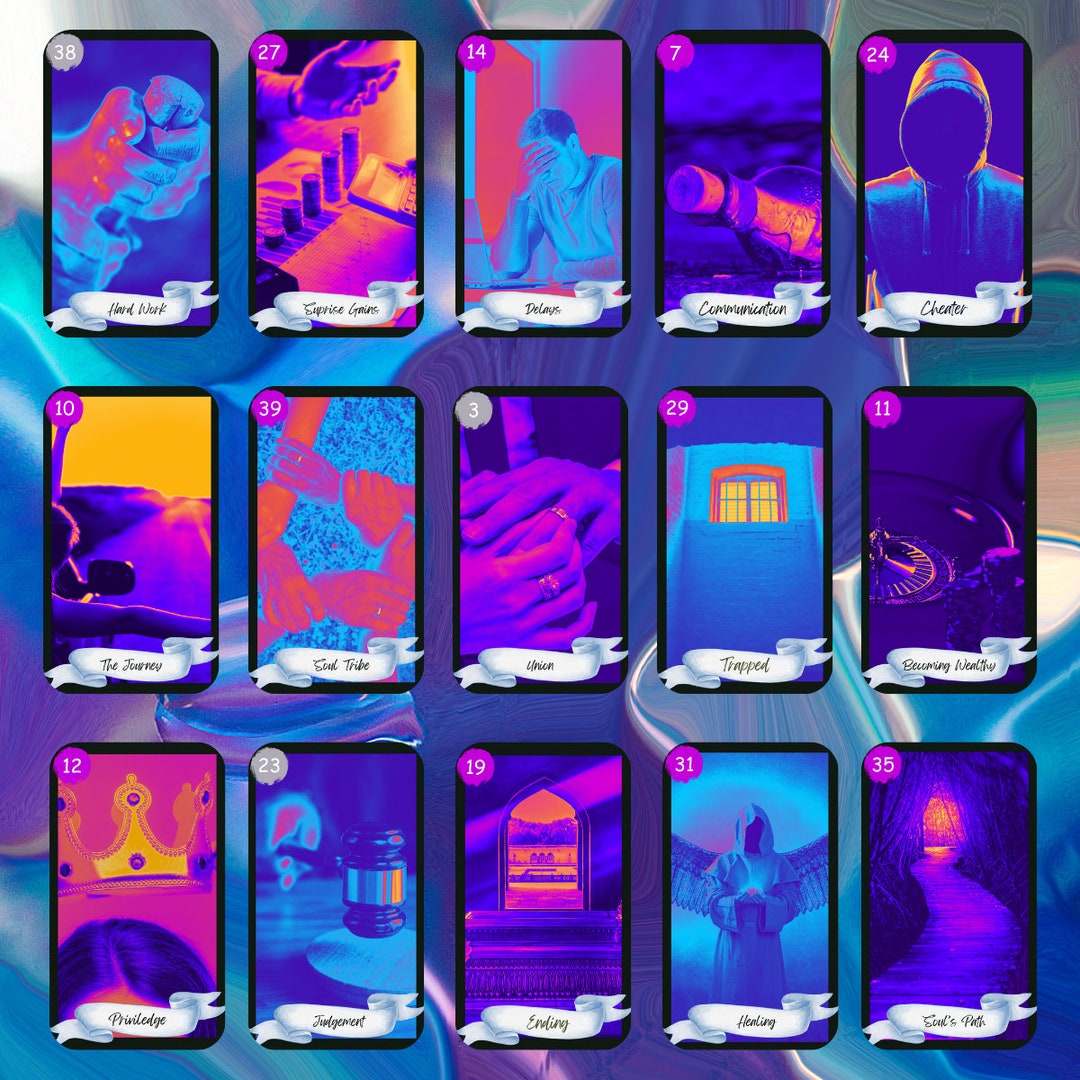 New Age Kipper Deck 40 Cards - Choose Your Card Finish - Etsy