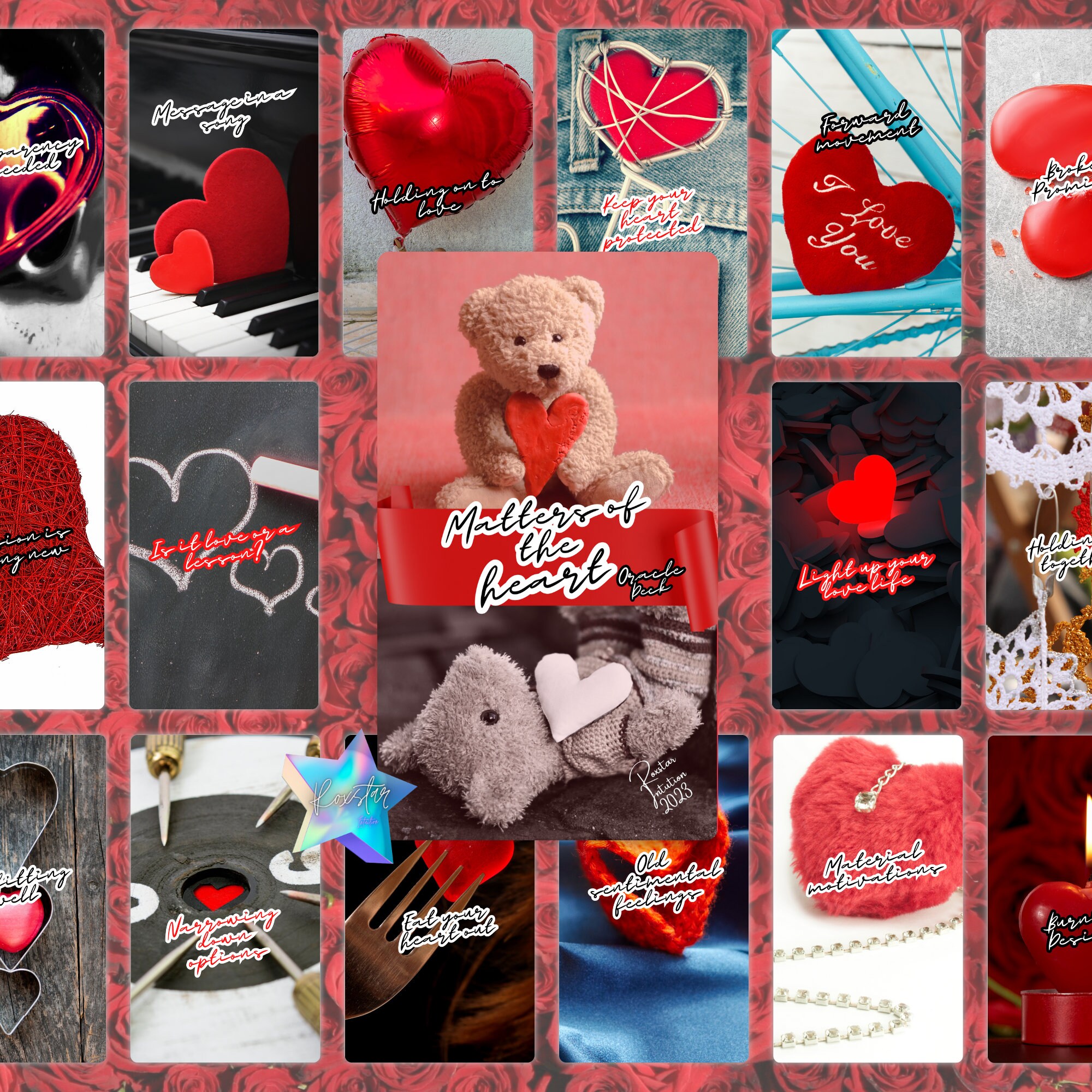 Love Oracle Deck 48 Cards - Matters of the Heart Original Design ...