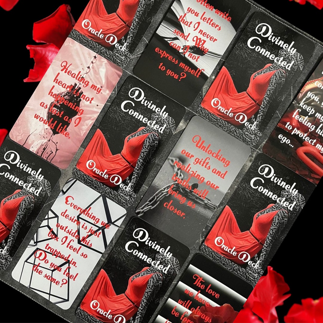 Divinely Connected Twin Flame Oracle Deck 54 Cards Choose Your Card ...