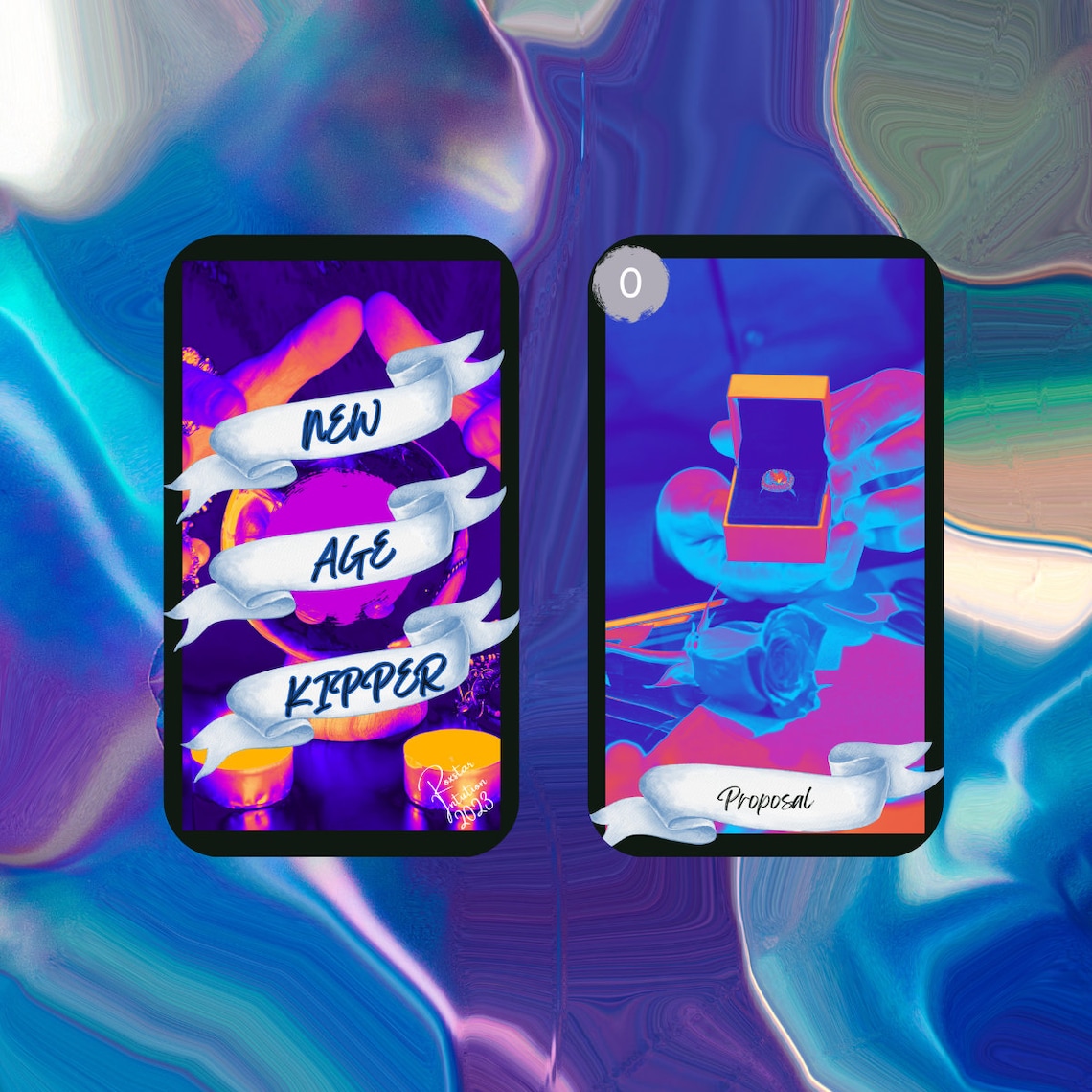 New Age Kipper Deck 40 Cards - Choose Your Card Finish - Etsy