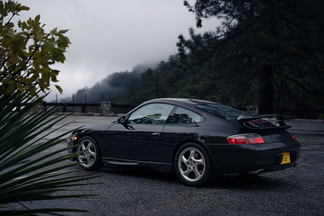 Porsche 911 996 Quarter Shot Rain 24x16 Automotive Print Made and ...