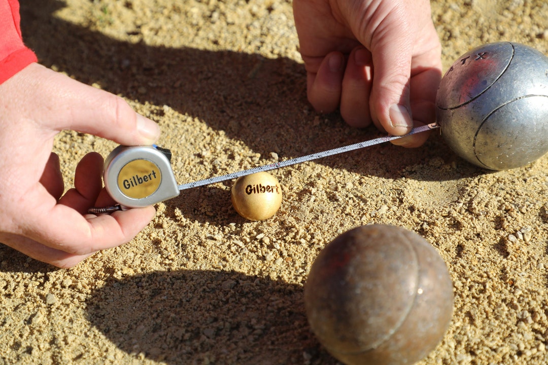 Mètre de pétanque de poche personnalisé, compte point pétanque, cadeau ...