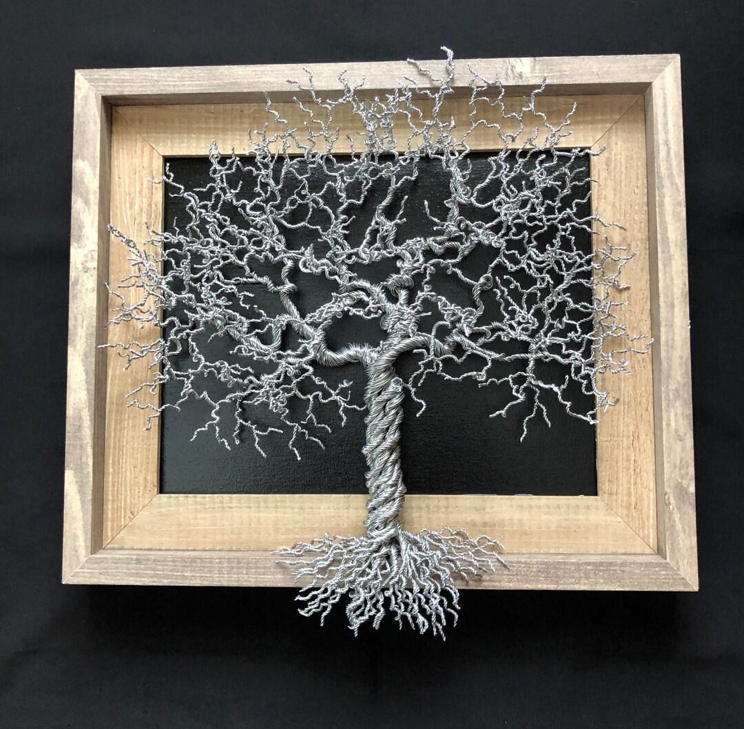 Aluminum Wire Tree in Frame. - Etsy