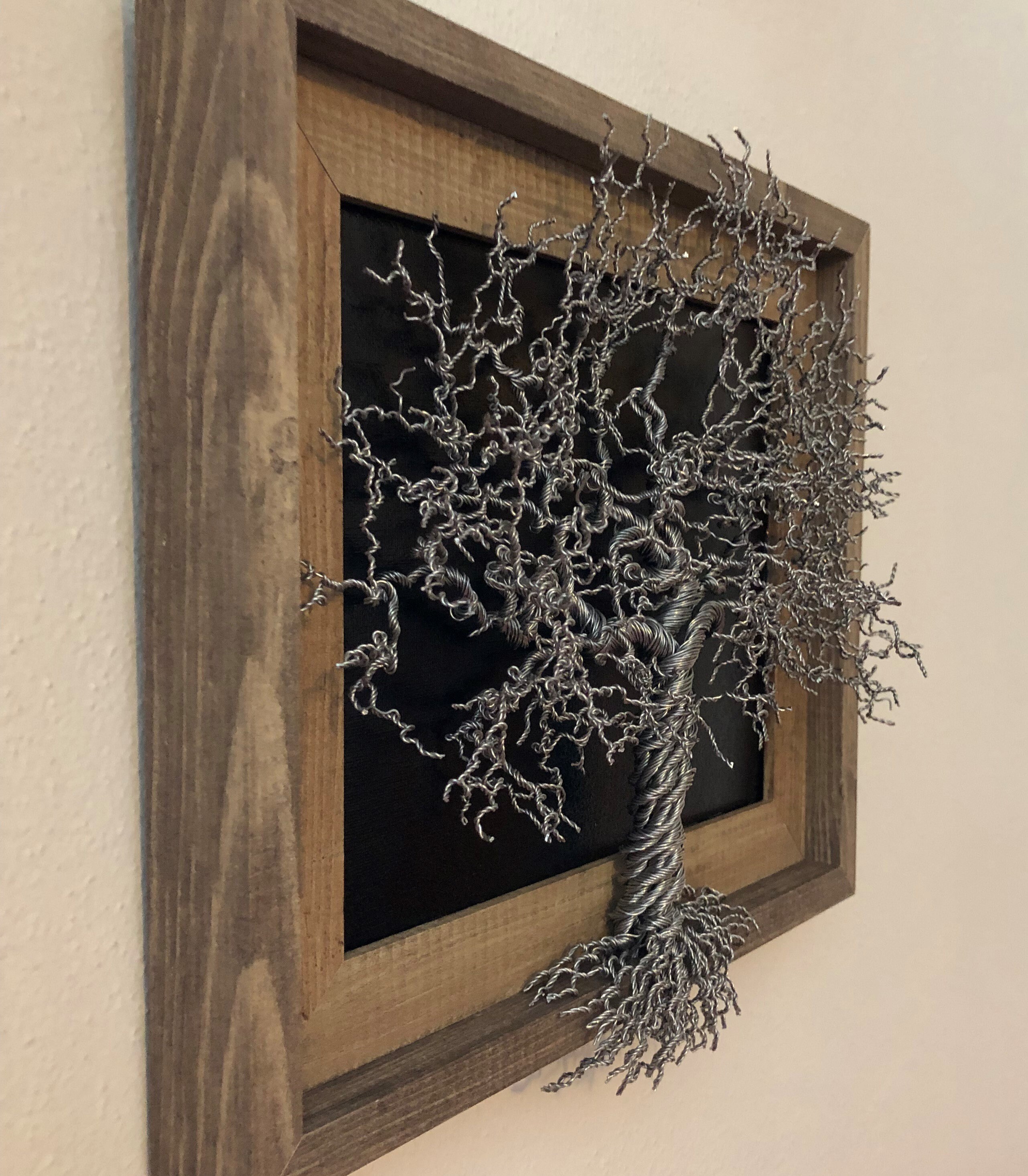 Aluminum Wire Tree in Frame. - Etsy