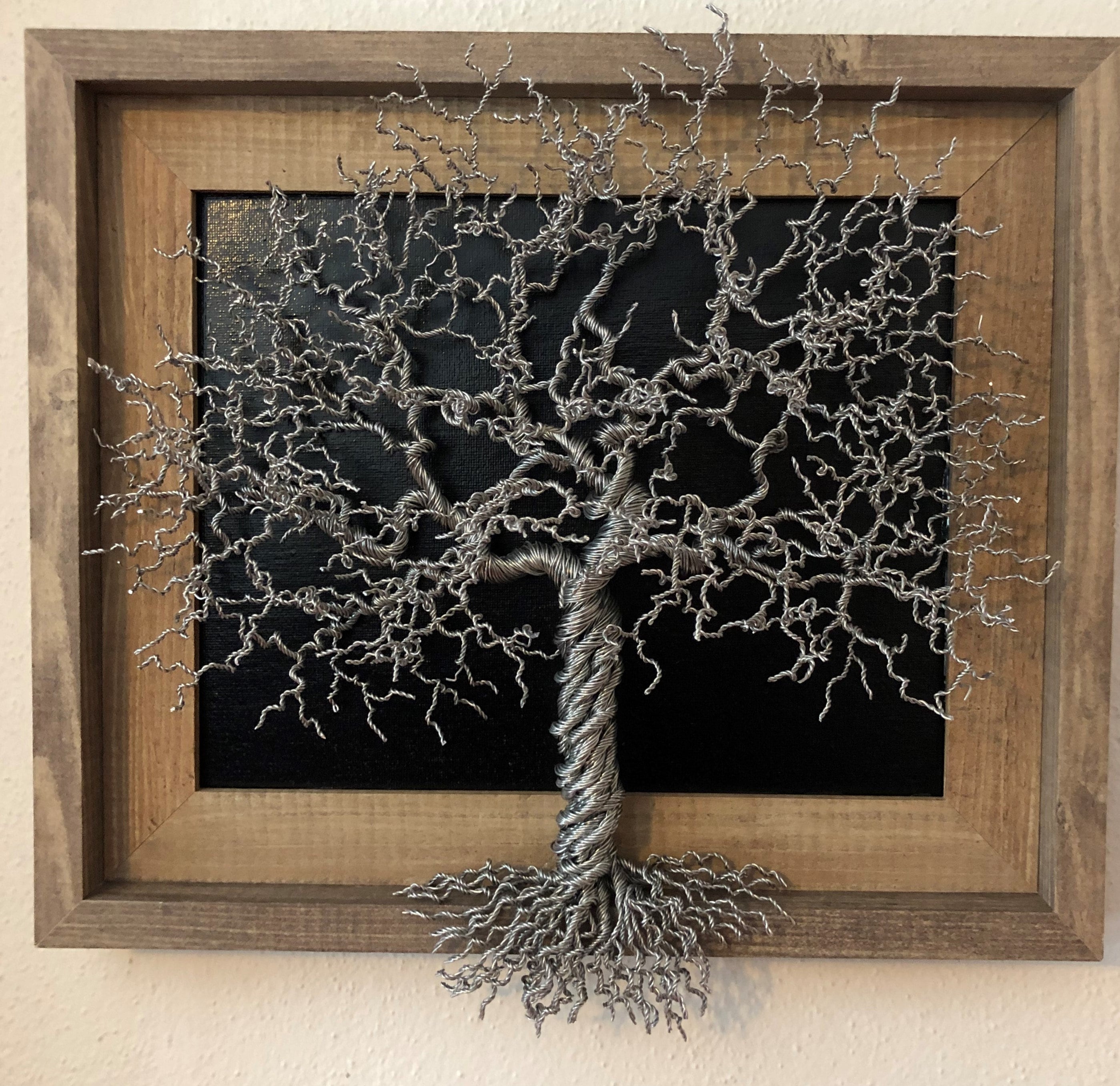 Aluminum Wire Tree in Frame. - Etsy